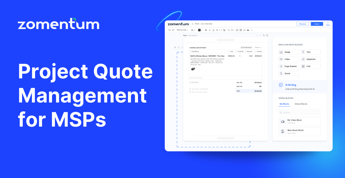 Complete Guide to Project Quote Management for MSPs